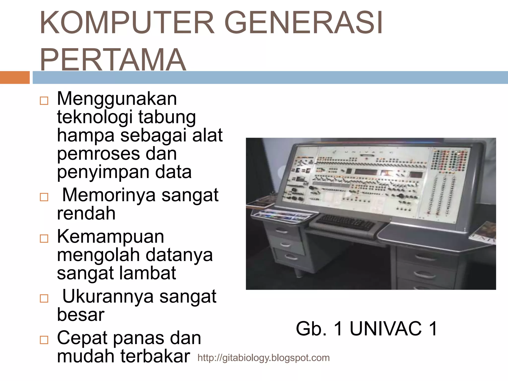 Sejarah Perkembangan Komputer (History of Computer) | PPTX