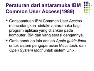 Bab 2 Filosofi Rekabentuk Antaramuka | PPT