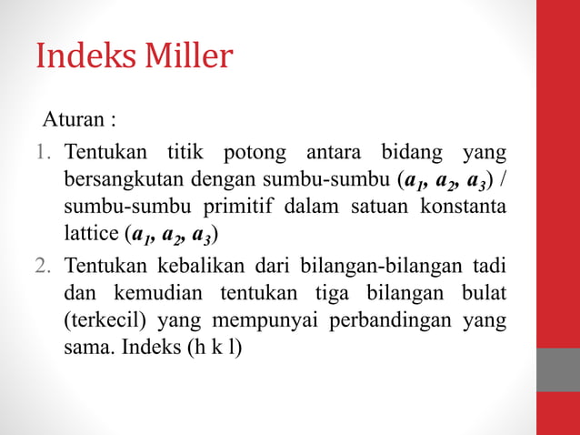 indeks miller | PPTX