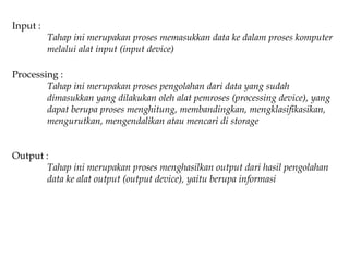 Bab 2. Perangkat Input & Output | PPT