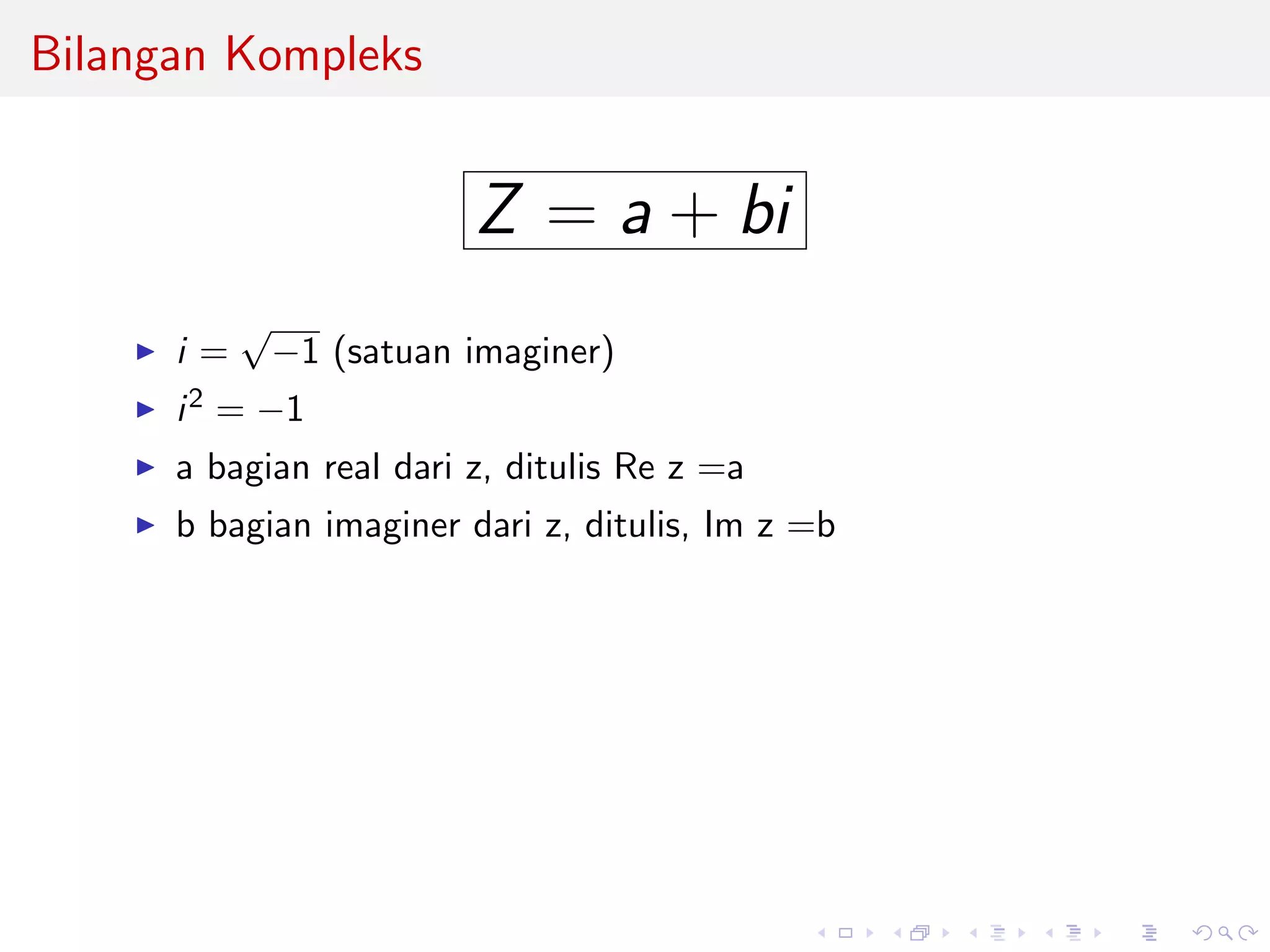 Bilangan kompleks | PPT