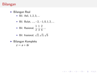 Bilangan kompleks | PPT