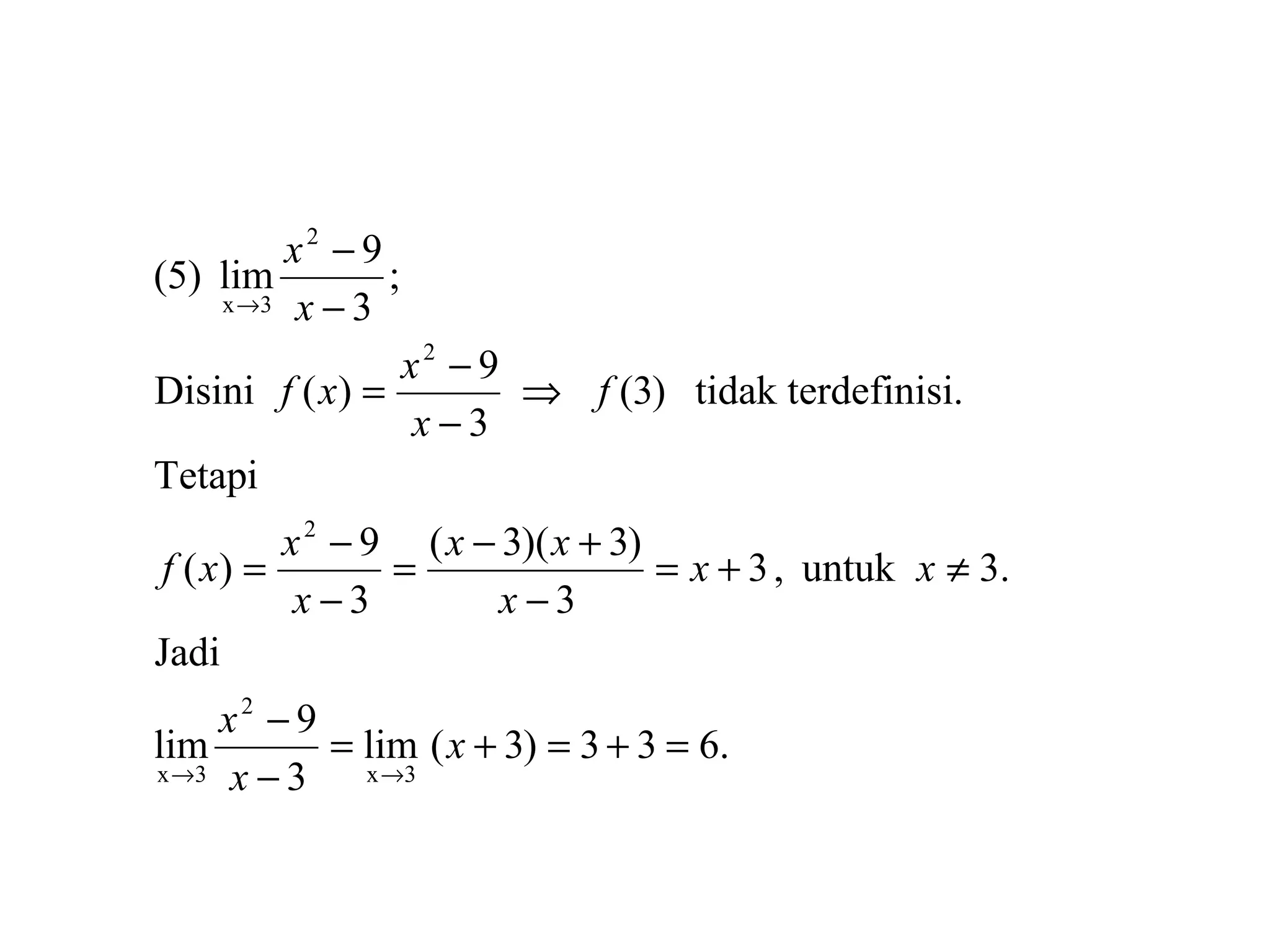 materi limit kuliah mahasiswa limit | PPT