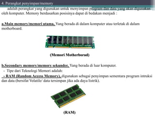 BAB II (Perangkat Keras(Hardware) dan Perangkat Lunak (Software) | PPTX
