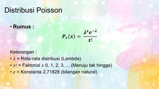 Bab 2. Distribusi Teoritis | PPTX