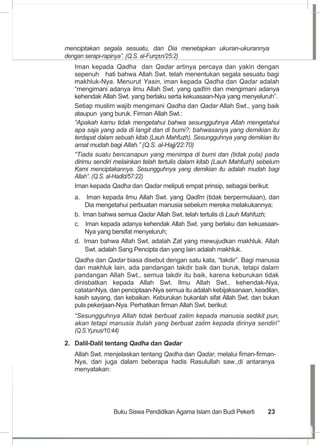 Bab 2 Meyakini Qadha dan Qadar | PDF