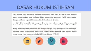 BAB 2. Sumber Hukum Islam Mukhtalaf - Istihsan & Maslahah Mursalah.pptx