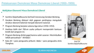 kehidupan politik ekonomi Indonesia pada masa awal kemerdekaan | PPTX