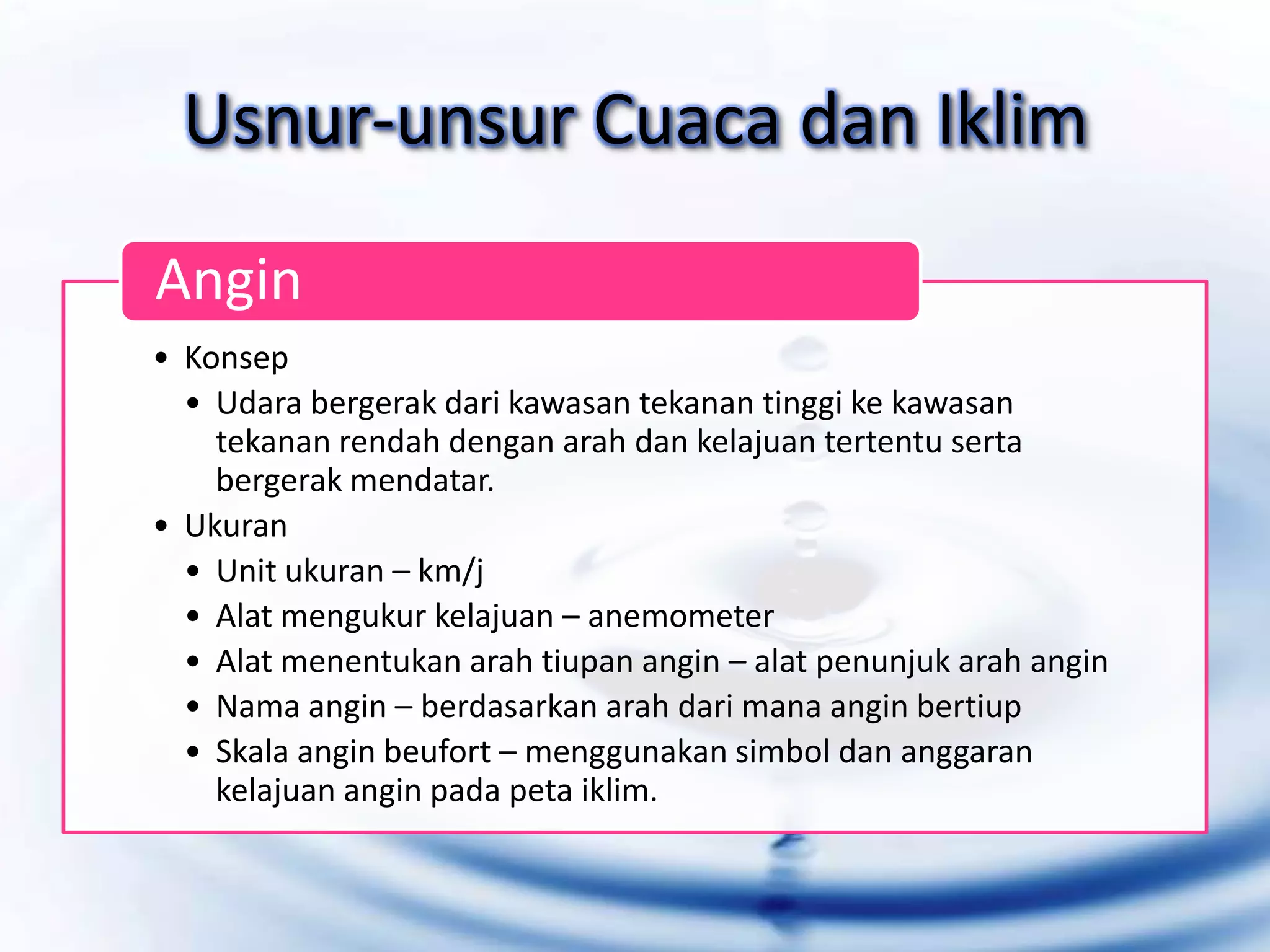 Bab 2 cuaca dan iklim | PPTX