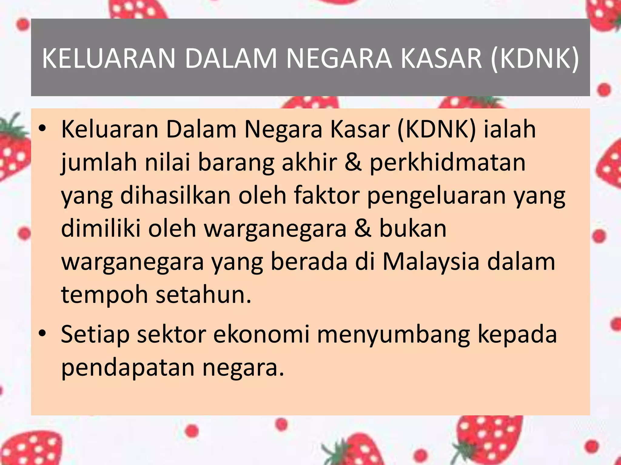 Bab2 ekonomi malaysia | PPTX