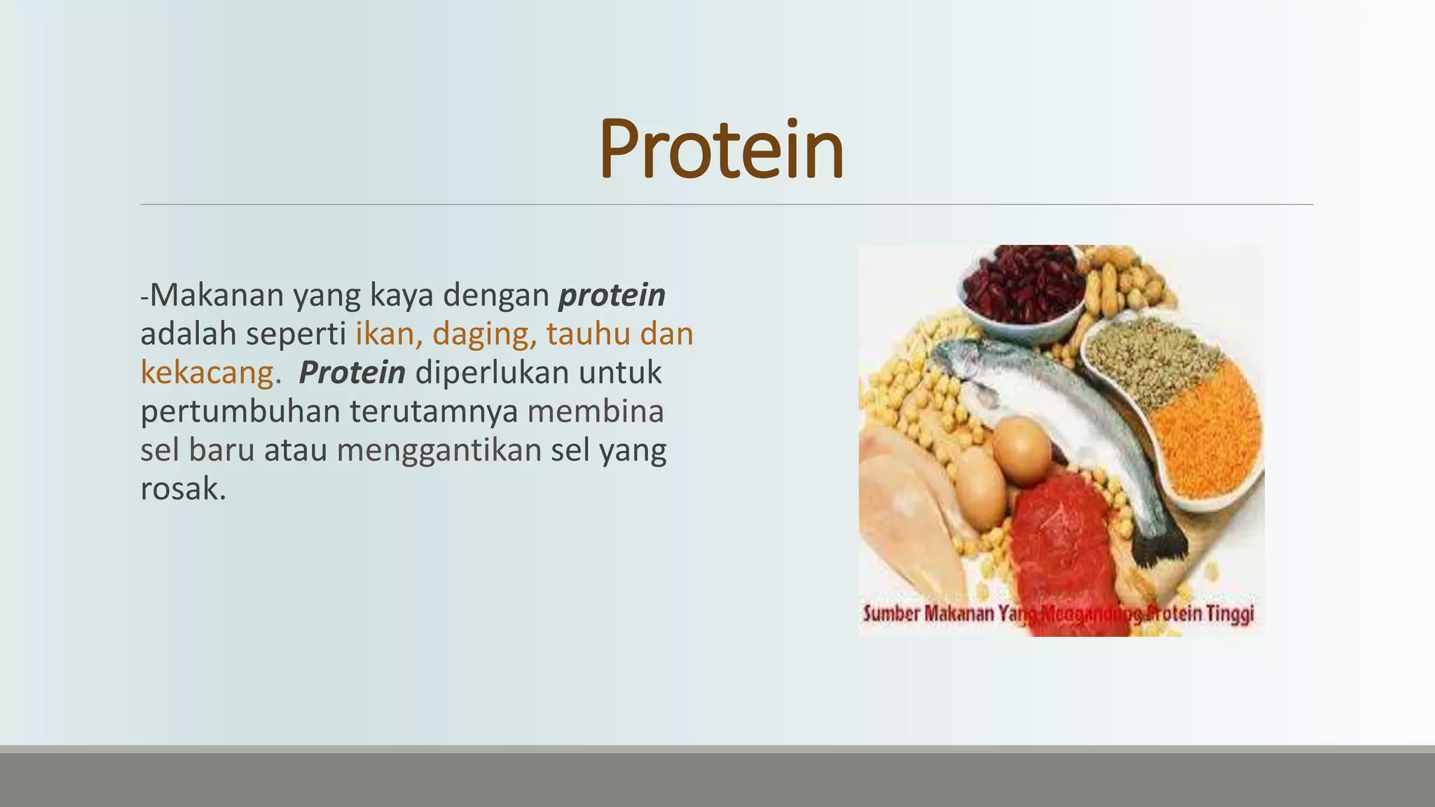 Bab 2 nutrisi (Kelas Makanan) | PPTX