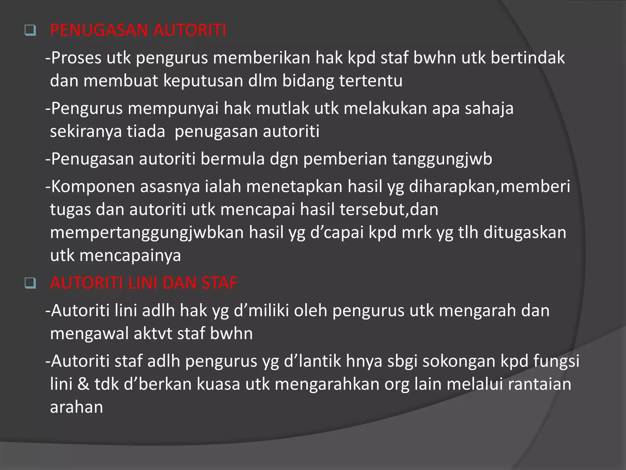 Bab 2 Pengorganisasian | PPTX