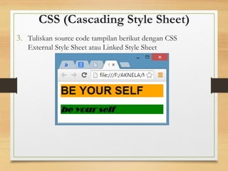 Praktikum CSS | PPT