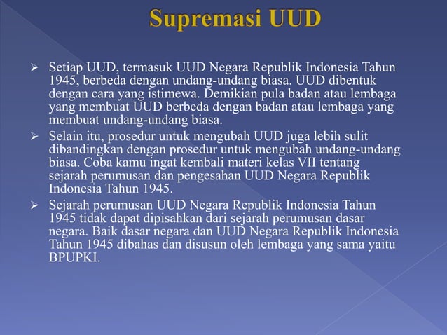 Bab 2 - UUD Negara Republik Indonesia Tahun 1945 dalam Sistem Hukum ...