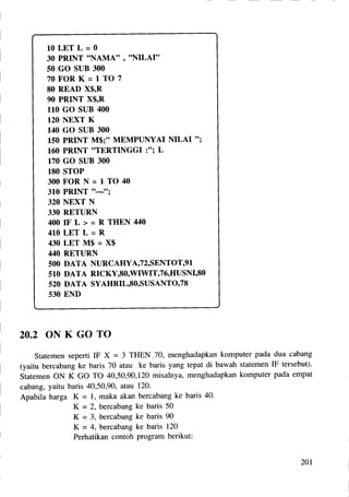 Bab20 gosub,on goto,-dan_on_gosub | PDF