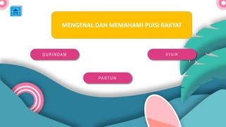 power point puisi rakyat bab 2 kurikulum merdeka | PPTX