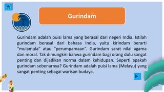 power point puisi rakyat bab 2 kurikulum merdeka | PPTX