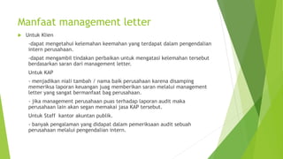 Bab 21 Management Letter | PPTX