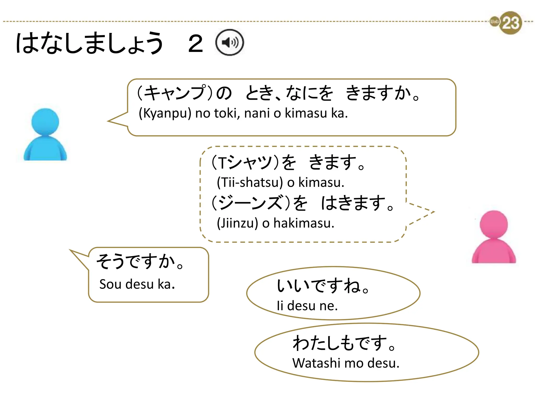 Bab23.pptx Okasan wa jiinzu o haiteimasu | PPTX