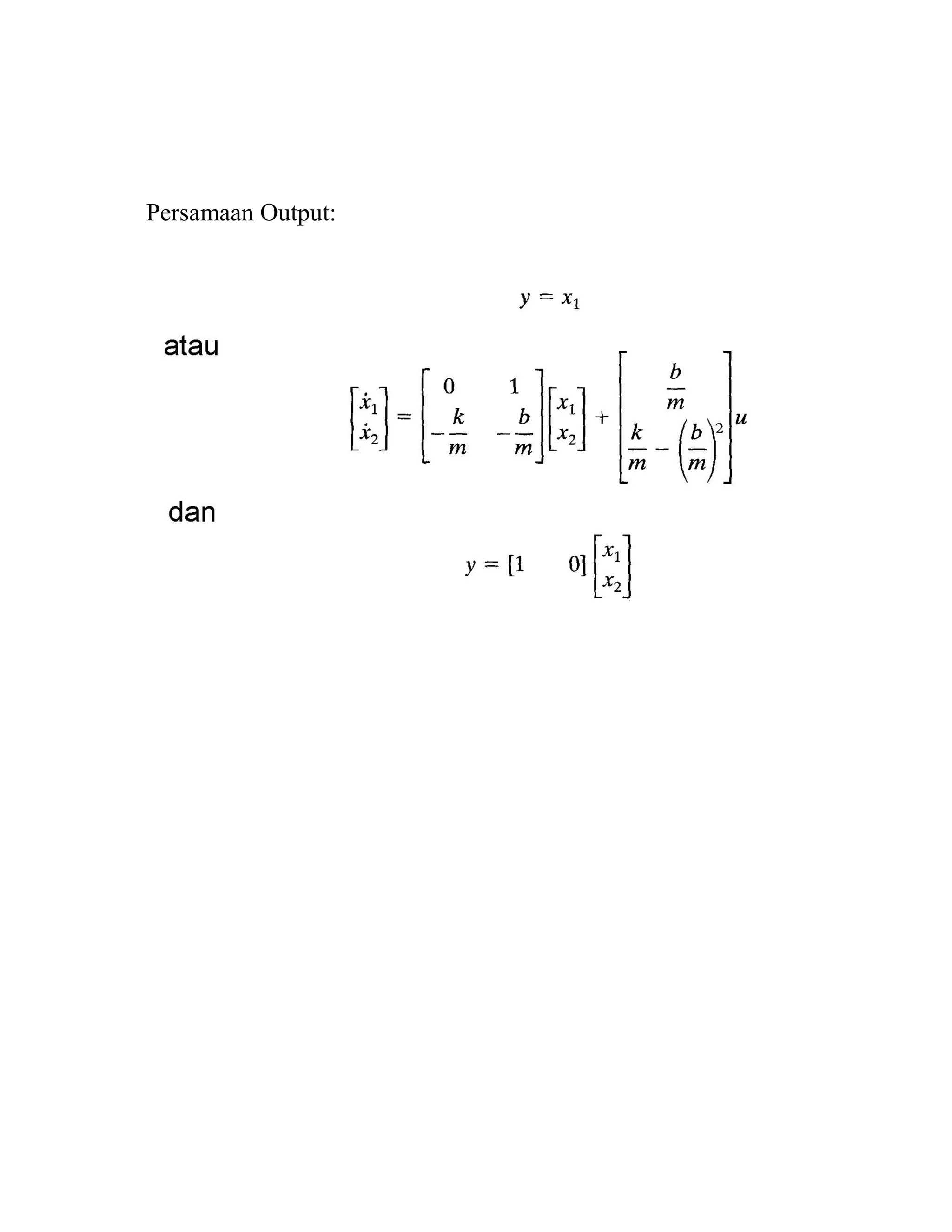 pemodelan state space | PDF