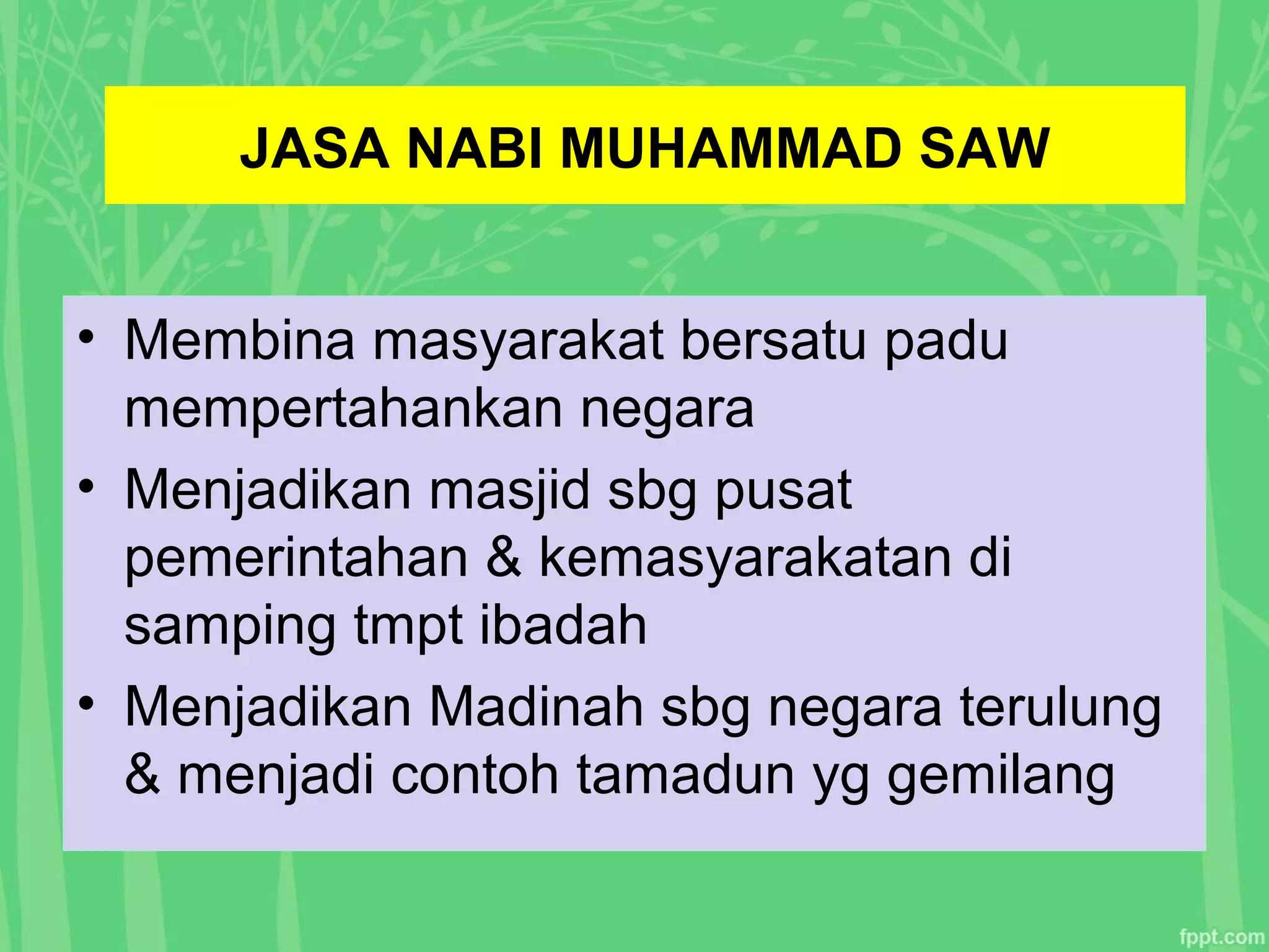 Bab 24 riwayat hidup rasulullah saw | PPT