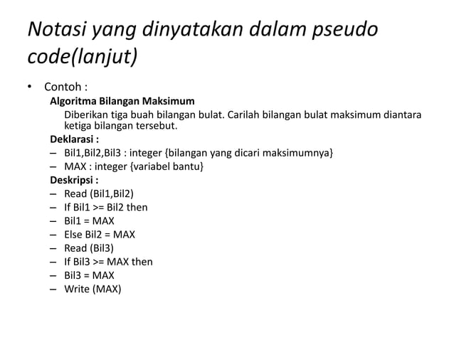 Algoritma Pemrograman | PPT