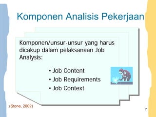 Bab 2 analisis desain pekerjaan | PDF