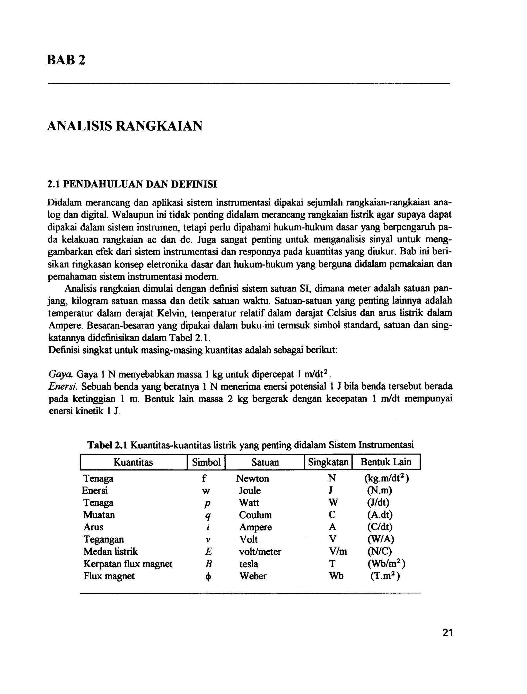 Bab2 analisis rangkaian | PDF