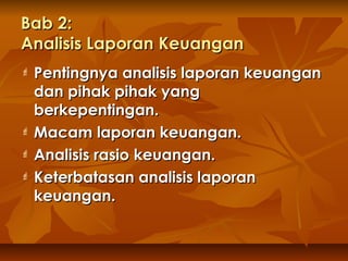 Analisis Laporan Keuangan , I Made | PPT