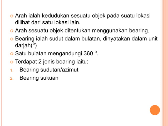 Bab 2 arah | PPT | Free Download