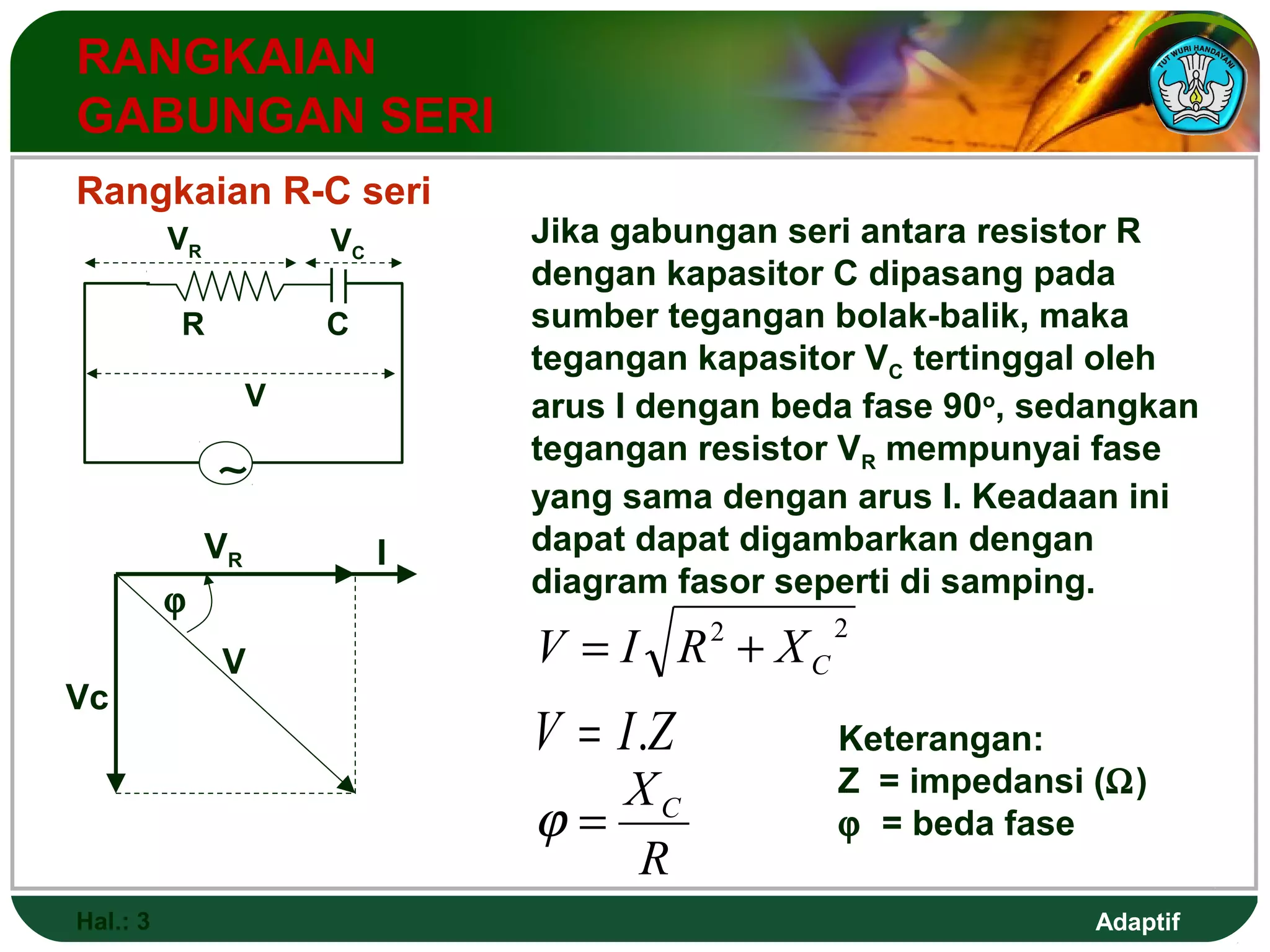 Rangkaian Arus bolak balik | PPT