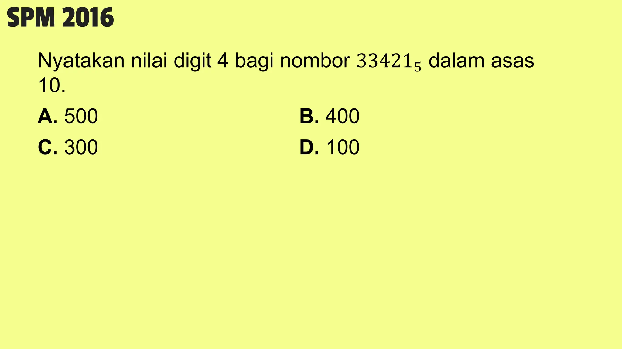 BAB 2 (ASAS NOMBOR) KSSM MATEMATIK TINGKATAN 4 | PPTX