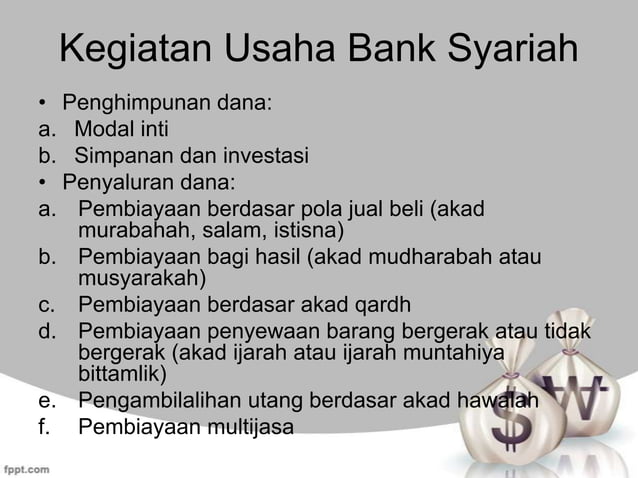 Bab 2 Buku Bank dan Lembaga Keuangan Syariah | PPT