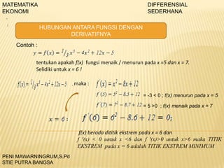 Bab 2 differensial sederhana | PPT
