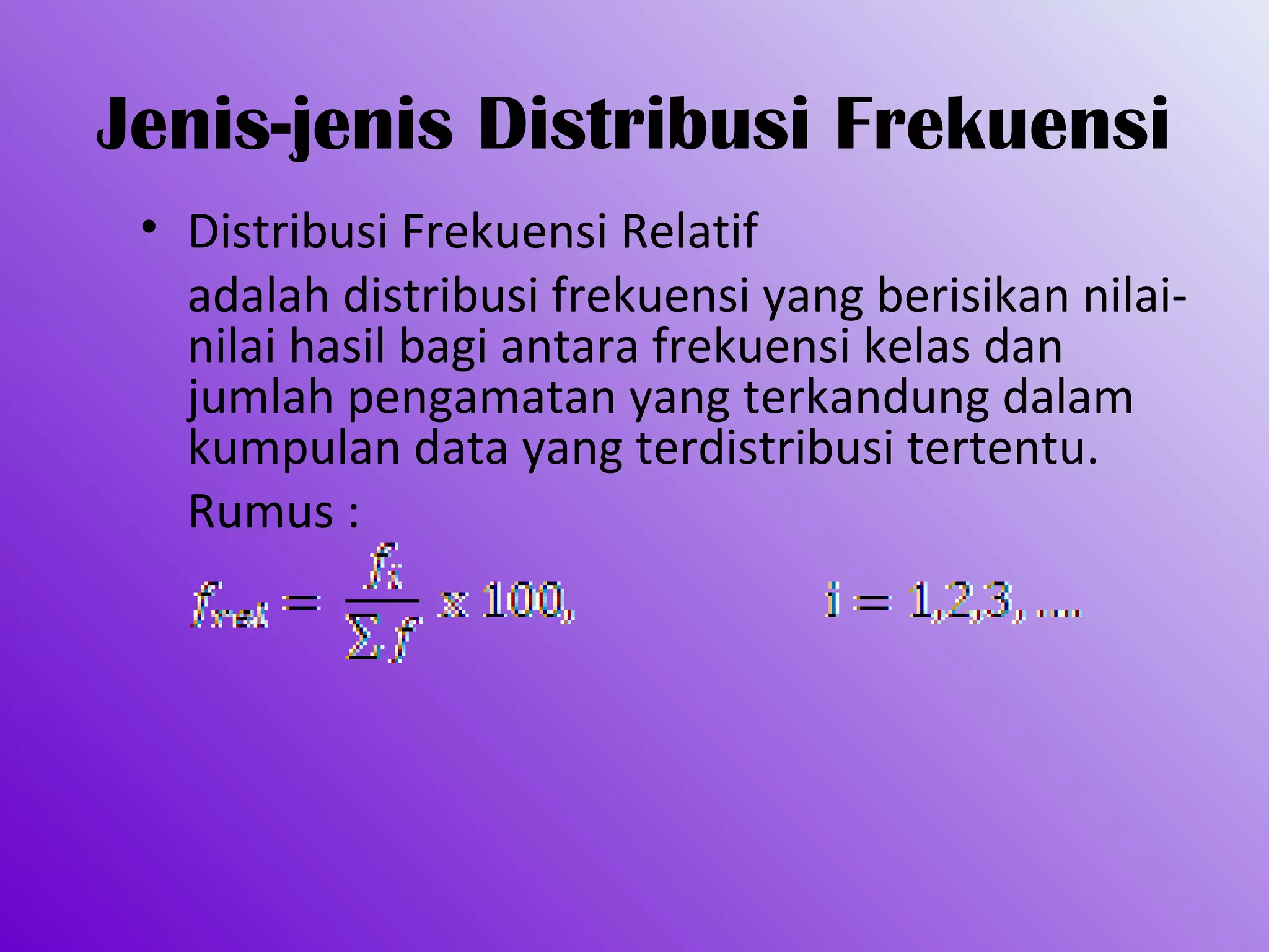 Bab 2 distribusi frekuensi | PPT