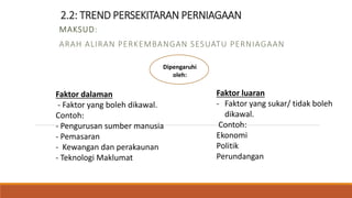 Bab 2 f4 subtopik trend meningkat mendatar menurun | PPTX