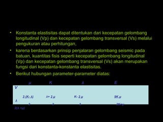 gelombang gempa bab 2 fisika geografi ge | PPT