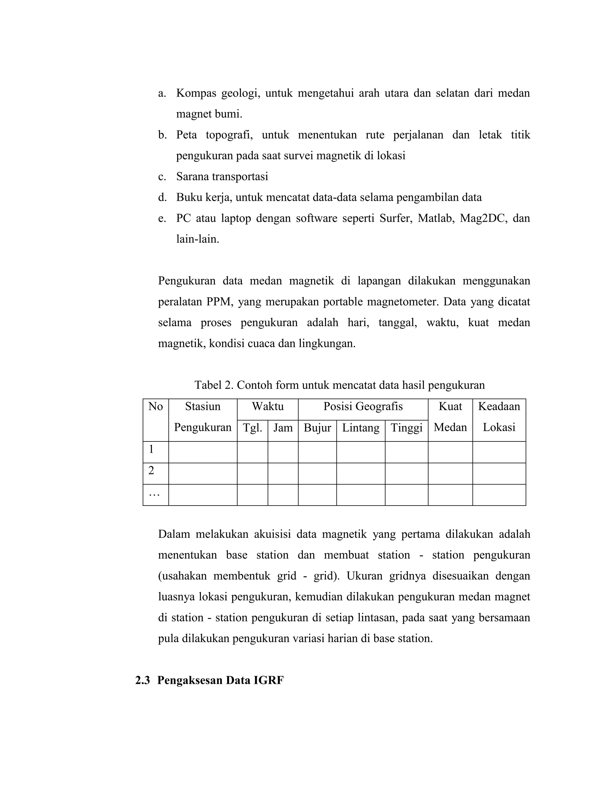 Bab 2 geomagnetik | DOCX