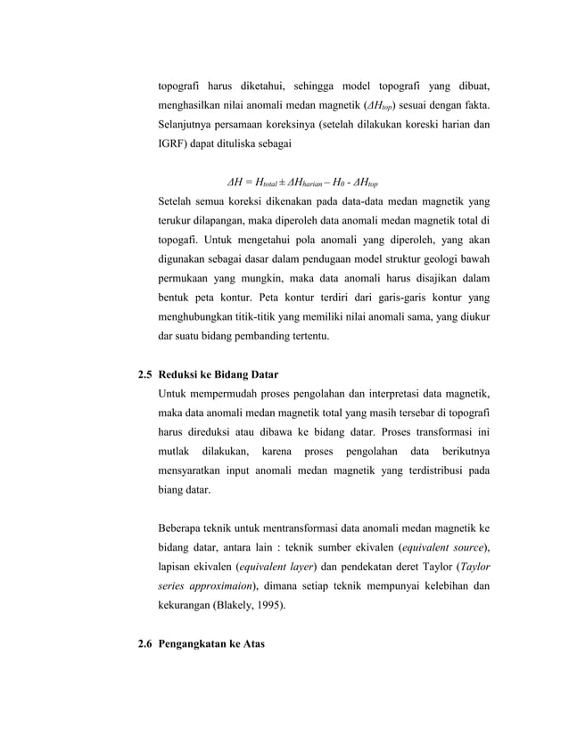 Bab 2 geomagnetik | DOCX