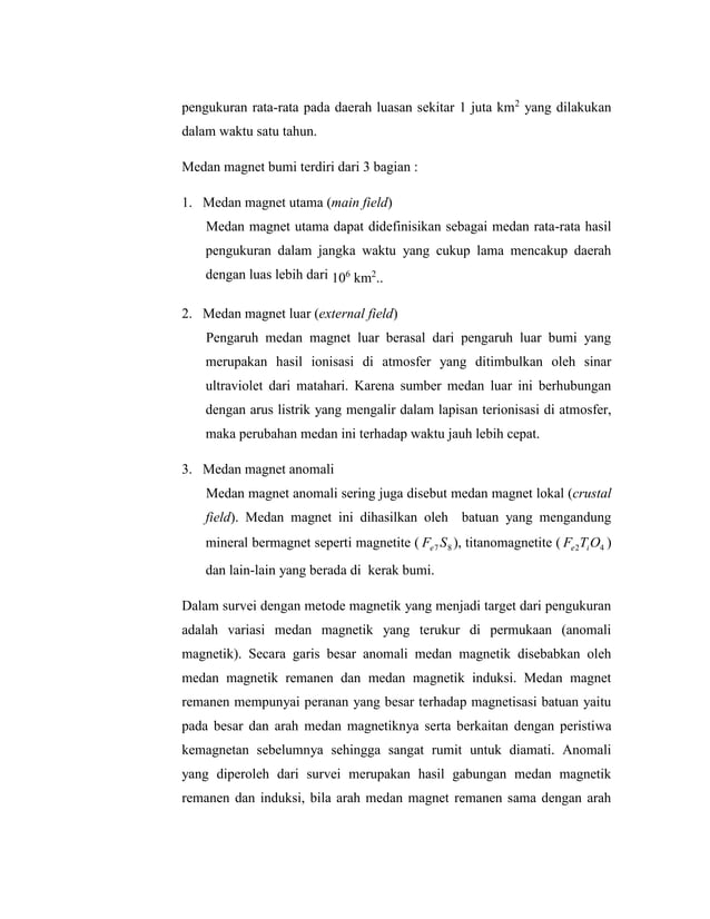 Bab 2 geomagnetik | DOCX