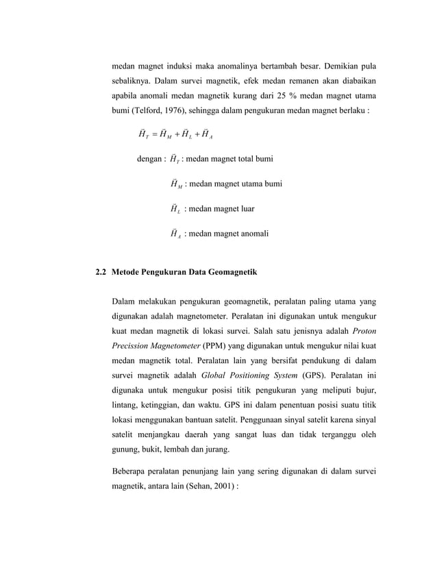 Bab 2 geomagnetik | DOCX