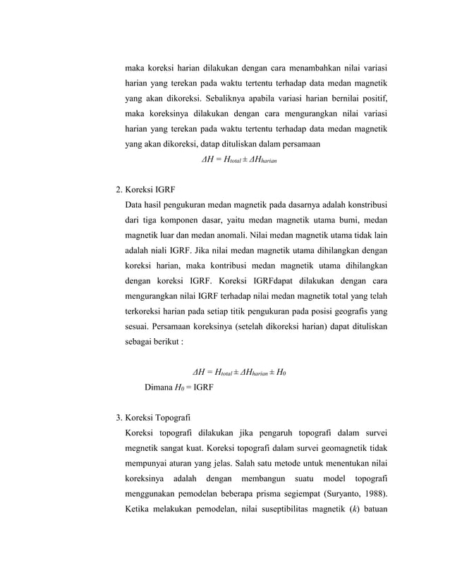 Bab 2 geomagnetik | DOCX
