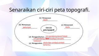 BAB 2 GEOGRAFI TINGKATAN 2 PETA TOPOGRAFI | PPTX