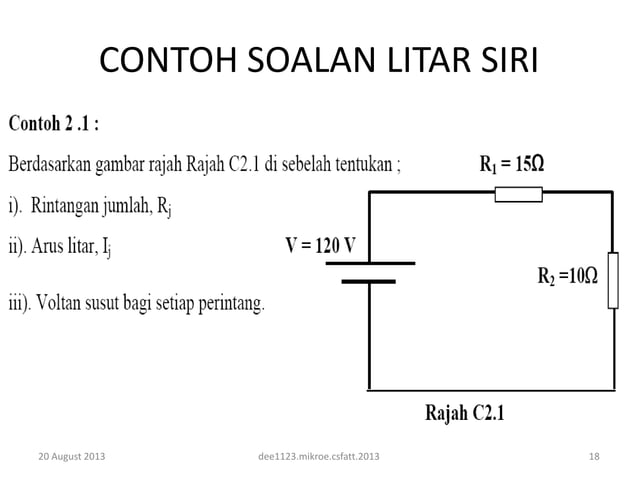 hukum asas litar elektrik | PPTX