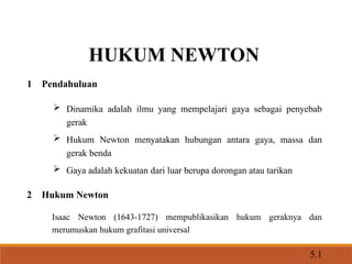 Bab 2 Hukum Newton Fisika kelas 8 SMP.ppt