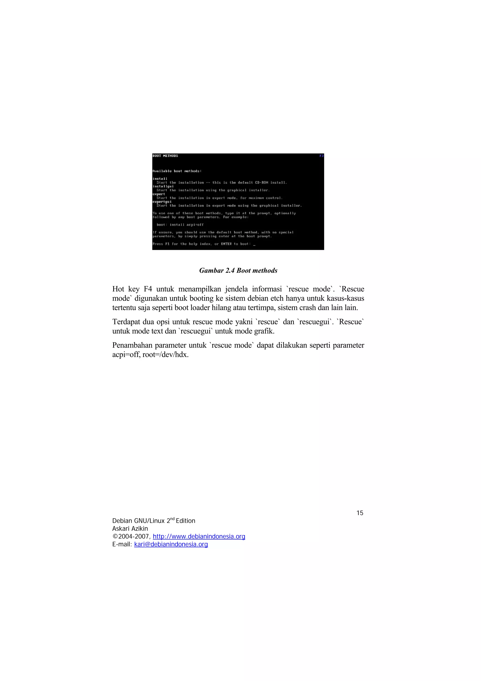Bab 2 instalasi debian etch | PDF