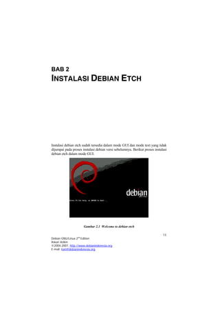 Bab 2 instalasi debian etch | PDF