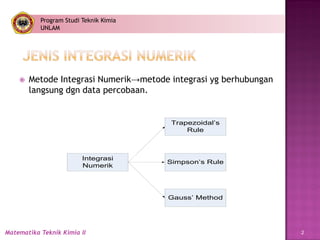Bab 2 integrasi numerik-1 | PDF