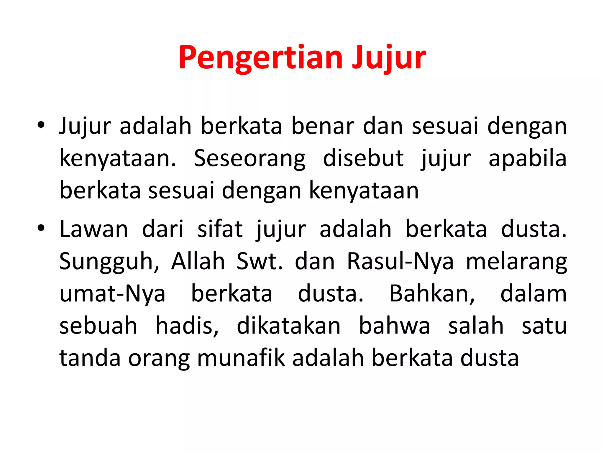 Bab 2 Jujur dan Menepati Janji.pptx