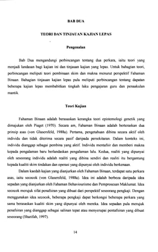 Bab 2 kajian lepas | PDF